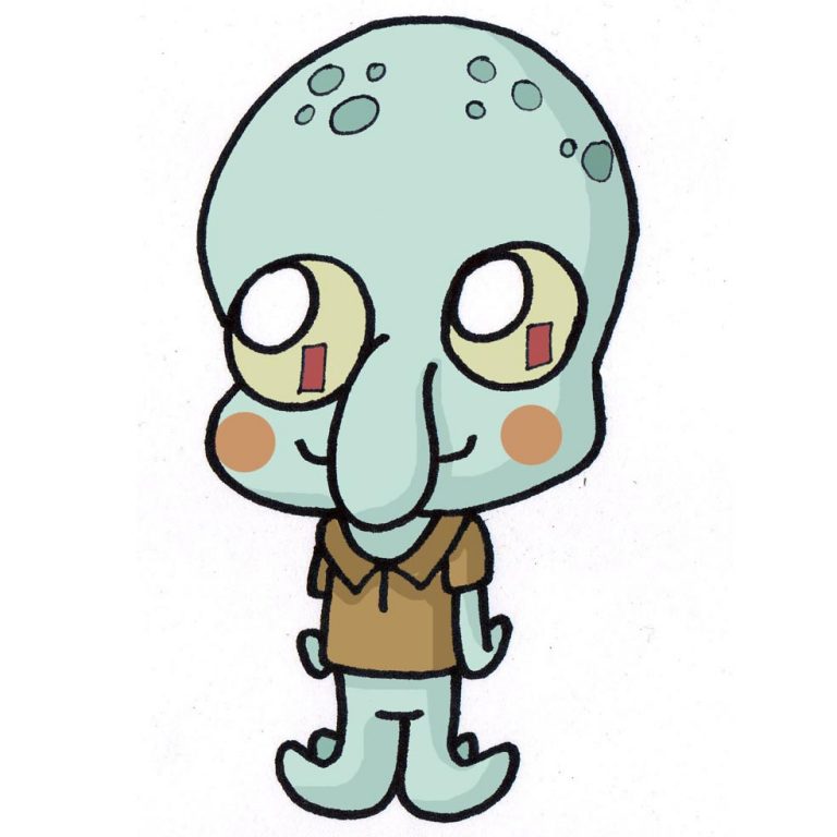 calamardo-kawaii-768x768 - Dibujando con Vani