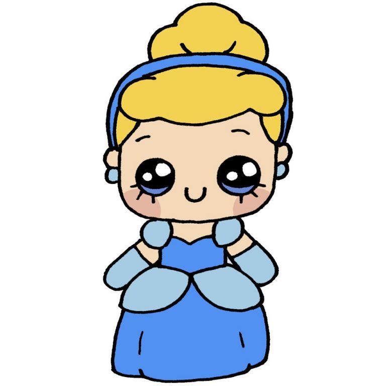 cenicienta-kawaii - Dibujando con Vani