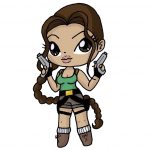 lara-croft-kawaii - Dibujando con Vani