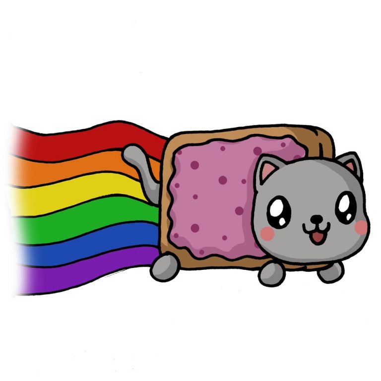 nyan-cat-kawaii - Dibujando con Vani
