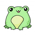 sapo-kawaii - Dibujando con Vani