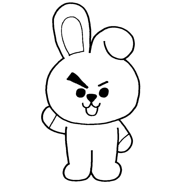 cooky-bt21-colorear.png - Dibujando con Vani