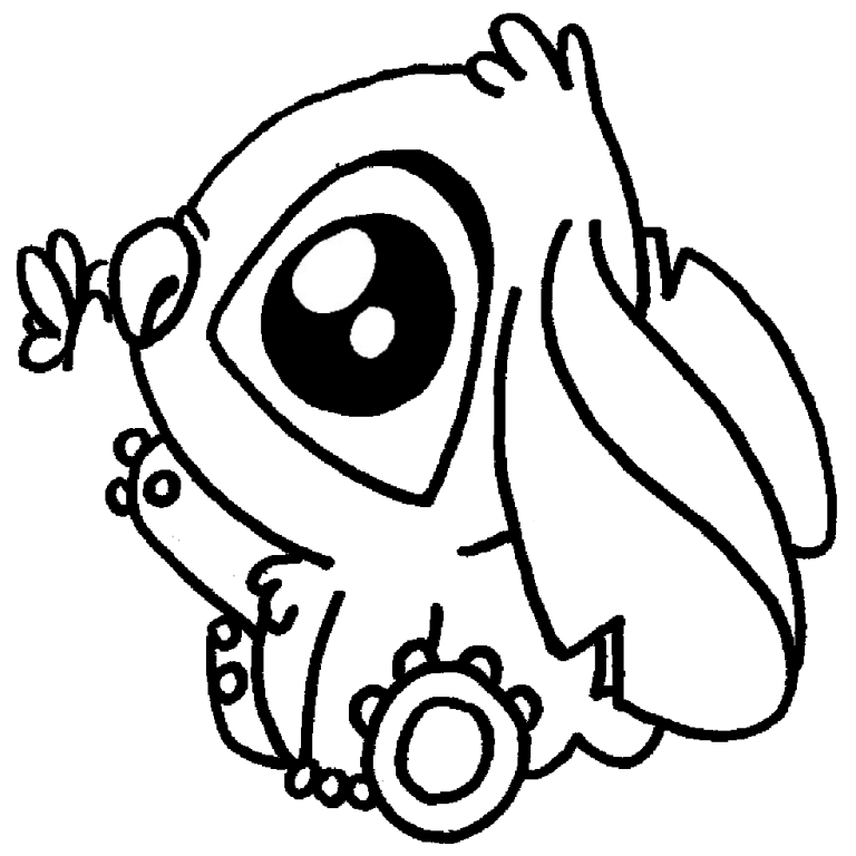 stitch para colorear - Dibujando con Vani