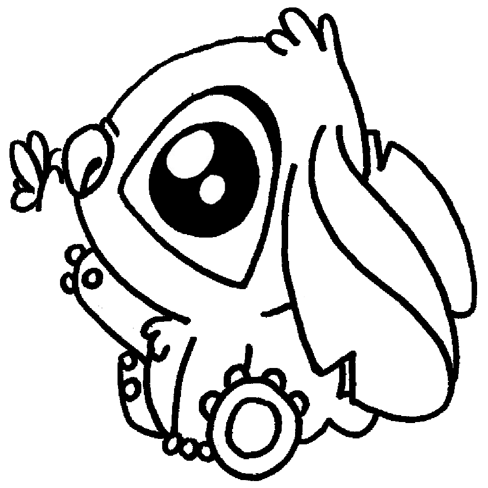 stitch para colorear - Dibujando con Vani