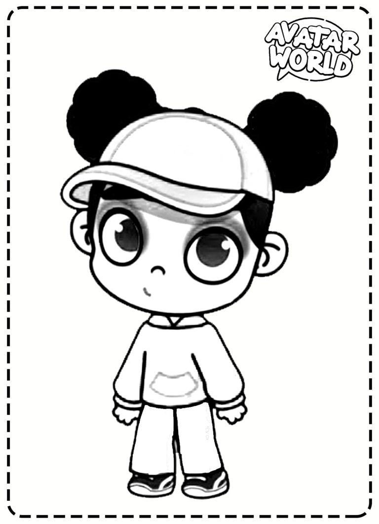 Personaje de avatar world 2 para imprimir - Dibujando con Vani