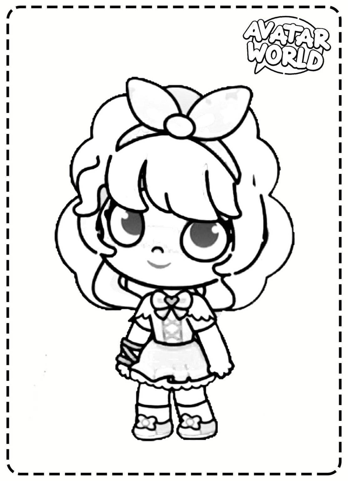 Personaje de avatar world 3 para imprimir - Dibujando con Vani