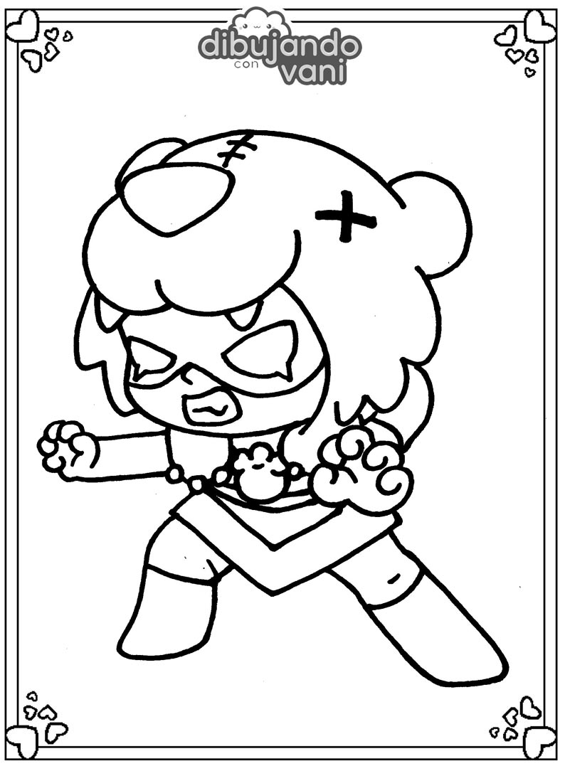 Poco Punki Brawl Stars Dibujos Para Colorear De Nita De Brawl Stars