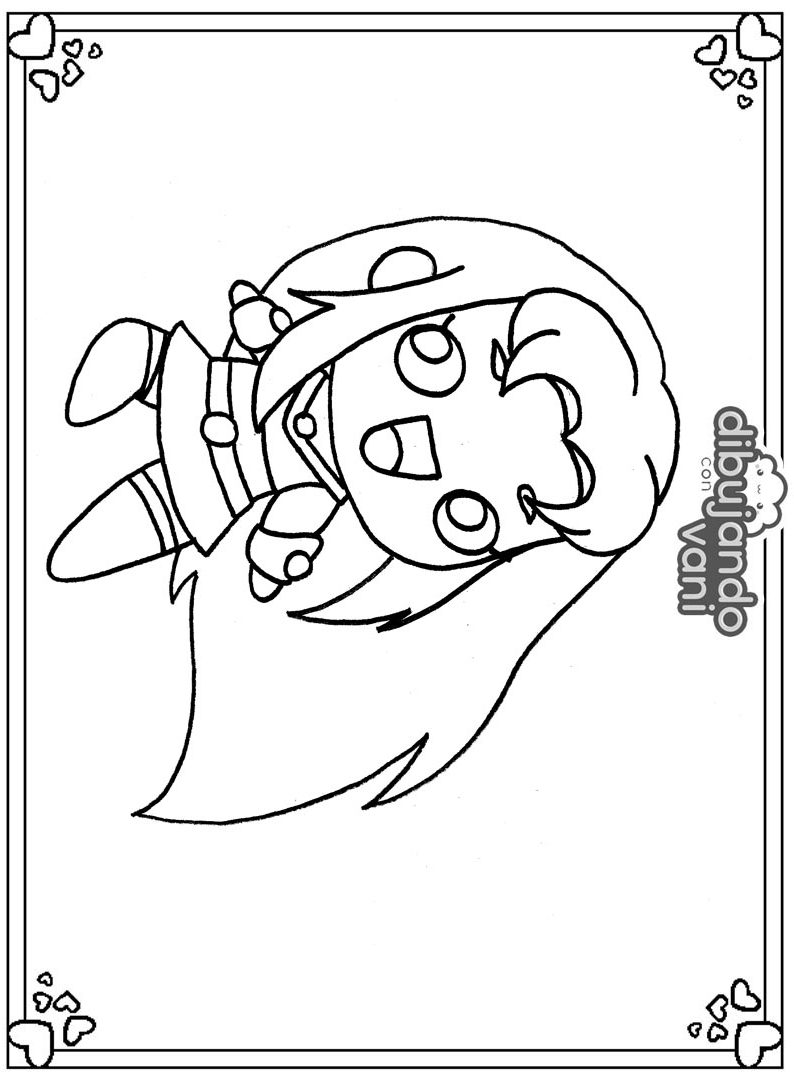 Dibujo de Starfire para imprimir y colorear - Dibujando con Vani