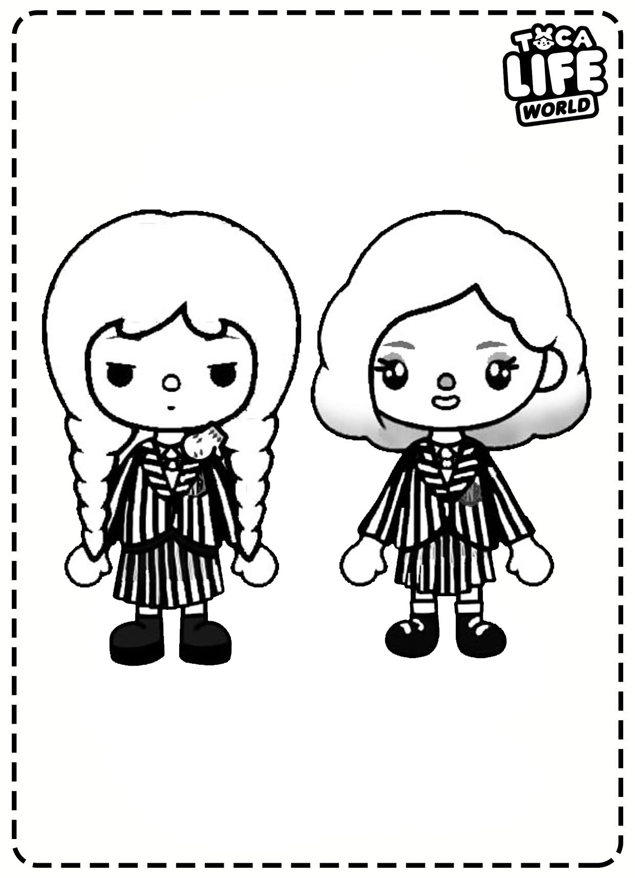 personaje para imprimir toca life world 7 - Dibujando con Vani