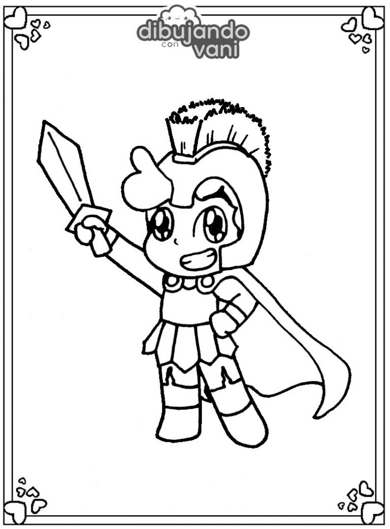 Dibujo de invictor para imprimir y colorear - Dibujando con Vani