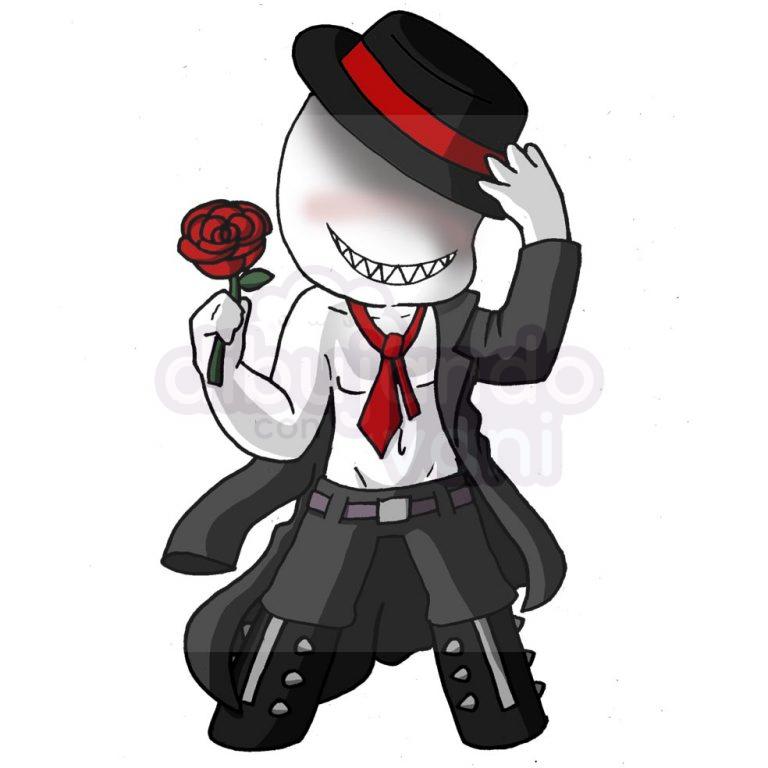 offenderman creepypasta kawaii - Dibujando con Vani