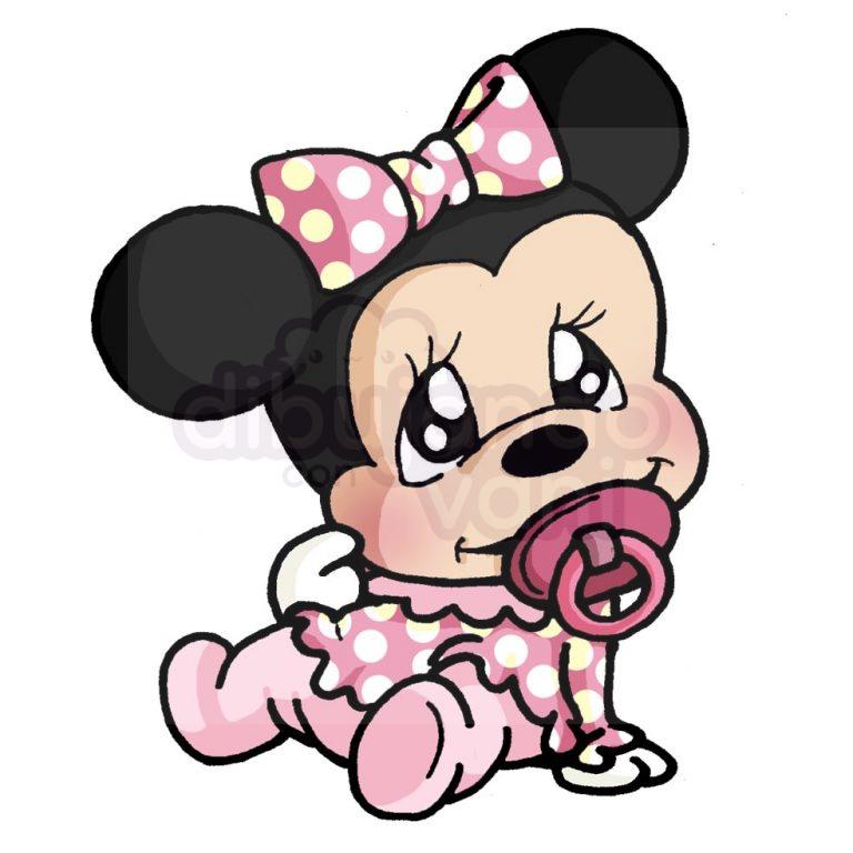 minnie bebe de disney - Dibujando con Vani
