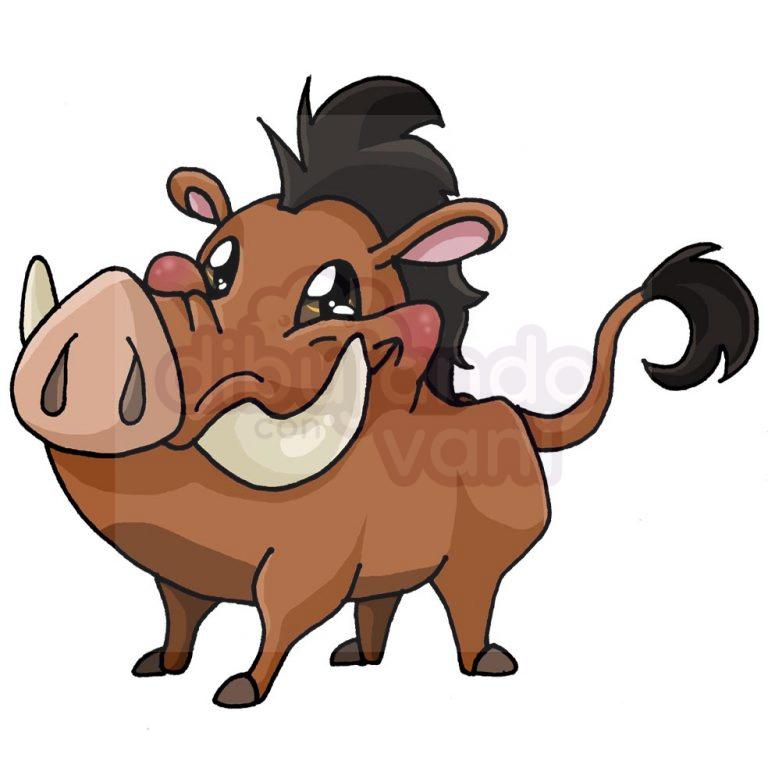 pumba-kawaii.jpg - Dibujando con Vani