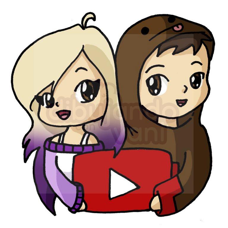 lina y daniel kawaii - Dibujando con Vani