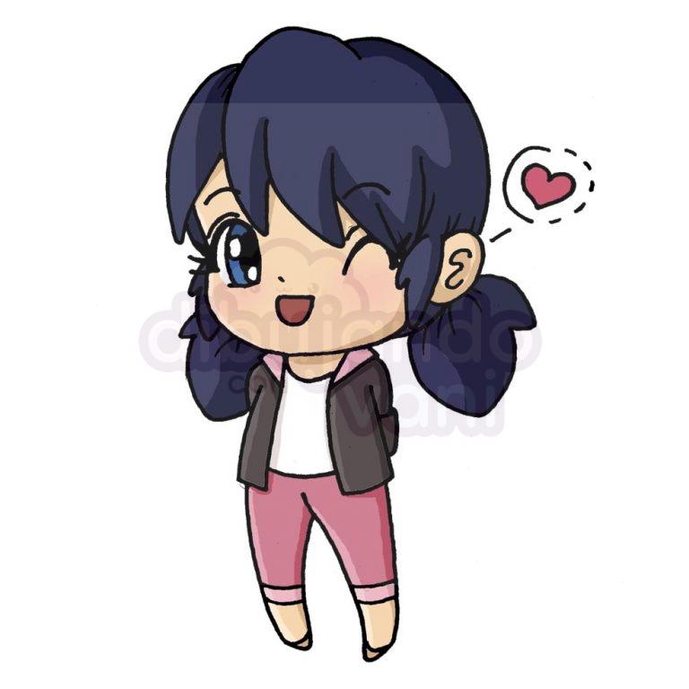marinette miraculous kawaii - Dibujando con Vani