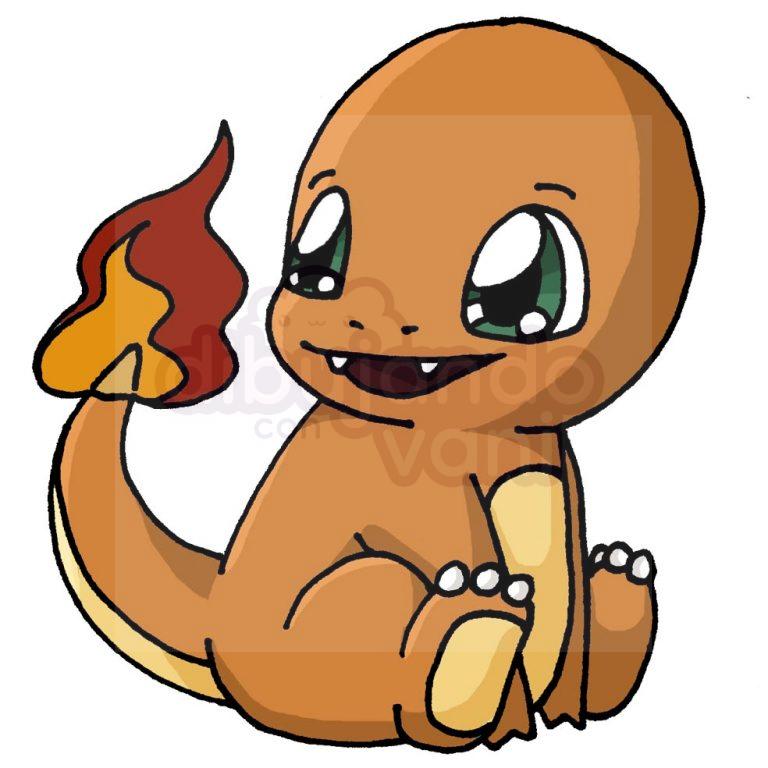 charmander-kawaii.jpg - Dibujando con Vani