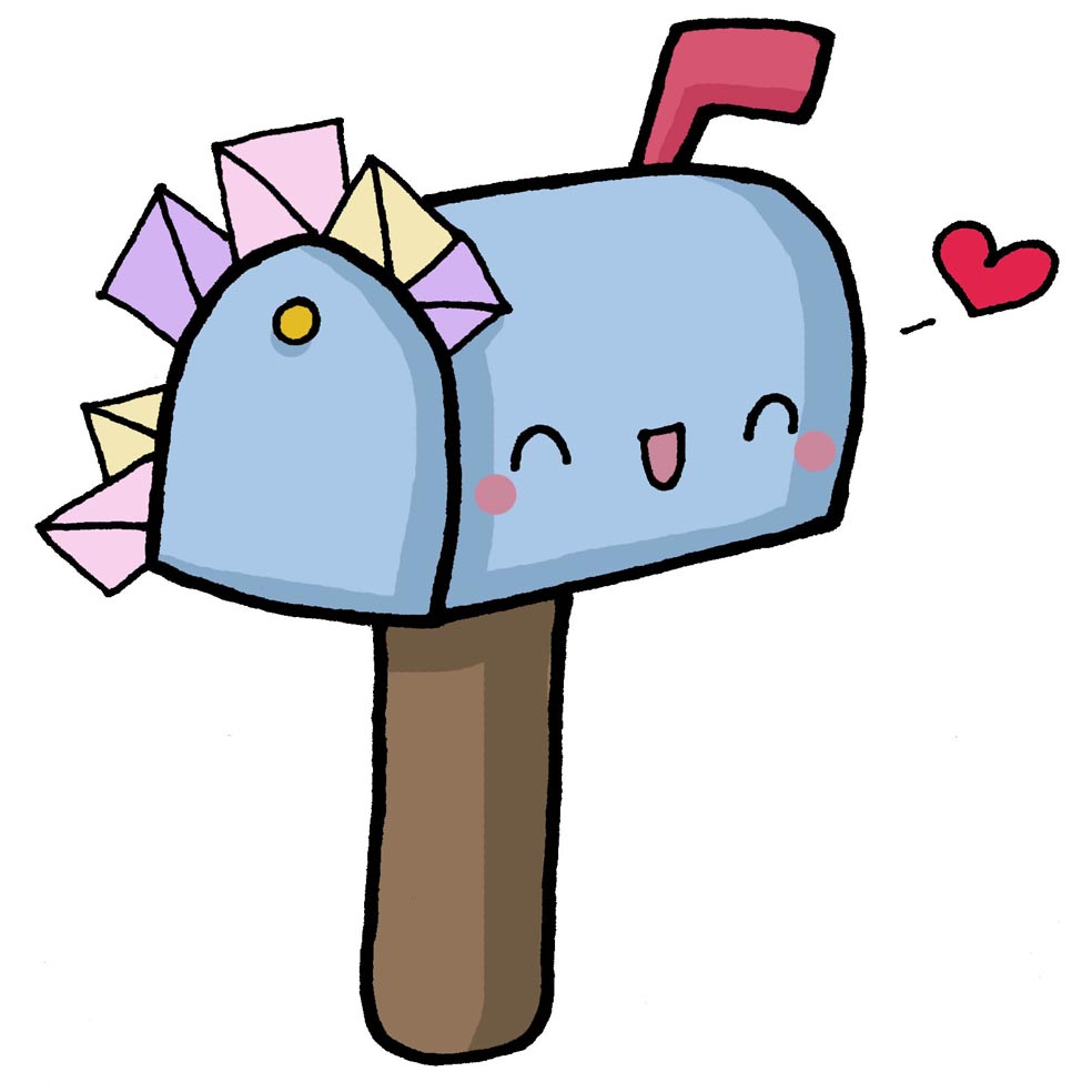 buzon de amor kawaii - Dibujando con Vani